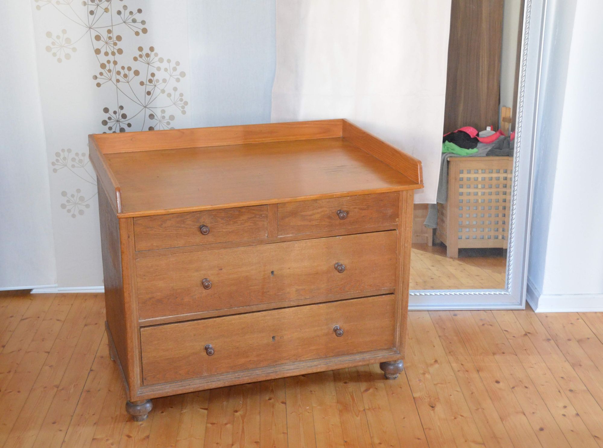 DIY Restored Antique Baby Changing Table And Dresser